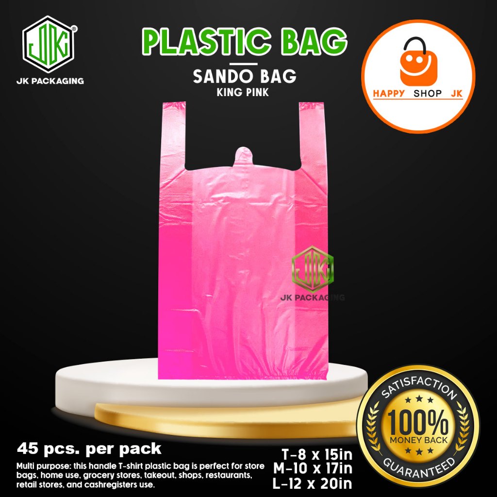 Plastic Sando Bag ( Assorted Color ) [ 45 PCS. per pack ] | Shopee ...