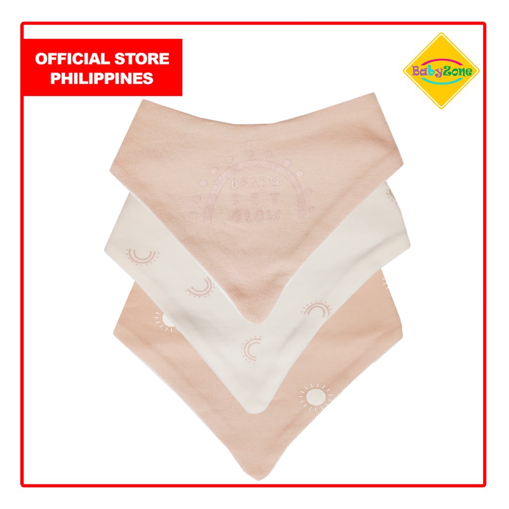 Mother's Choice Pack of 3 Bandana Bibs (Ready Set Glow/IT11014 ...