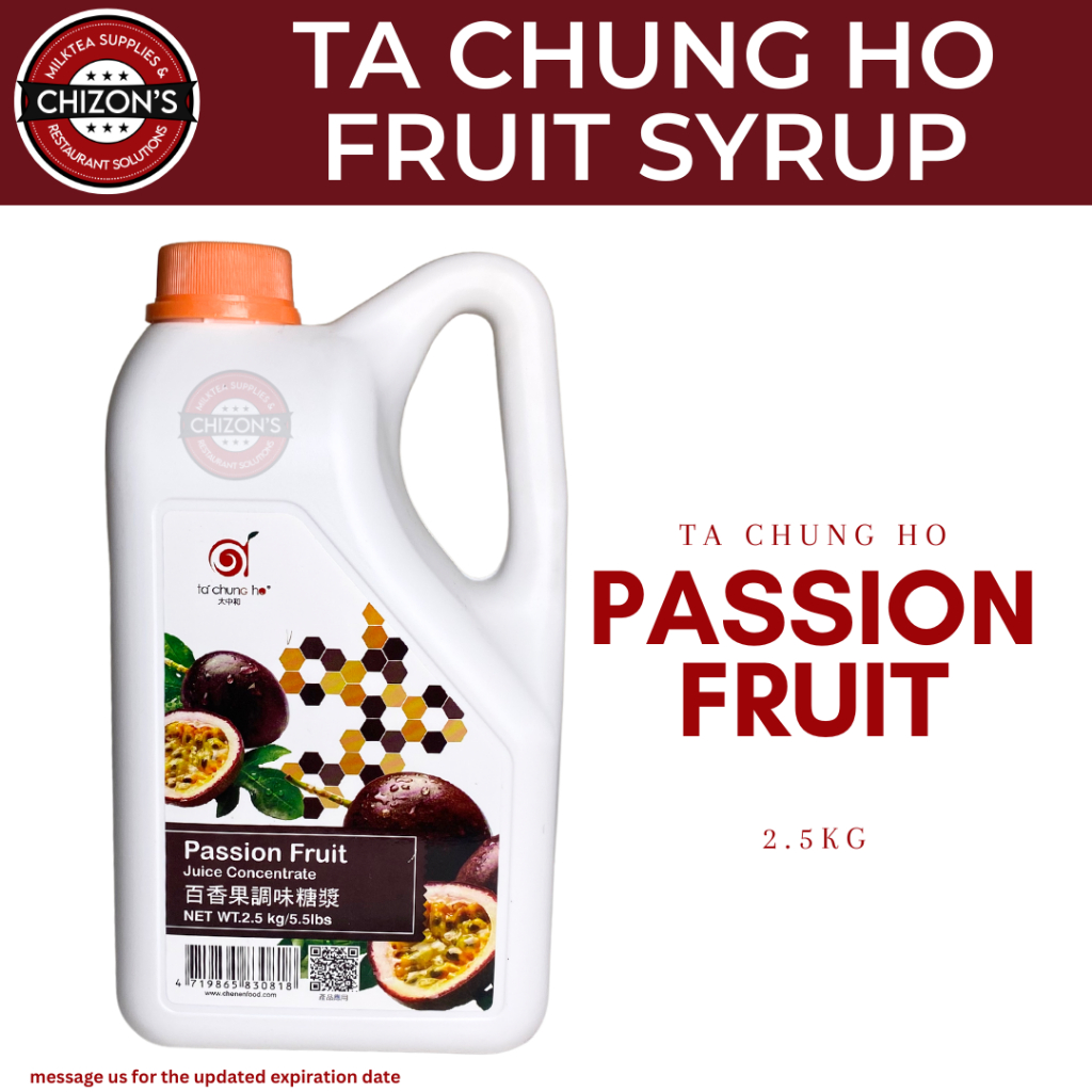 Ta Chung Ho Concentrated Flavored Fruit Syrup 2.5kg TCH / Fruit Tea Syrup / Milktea Syrup ...
