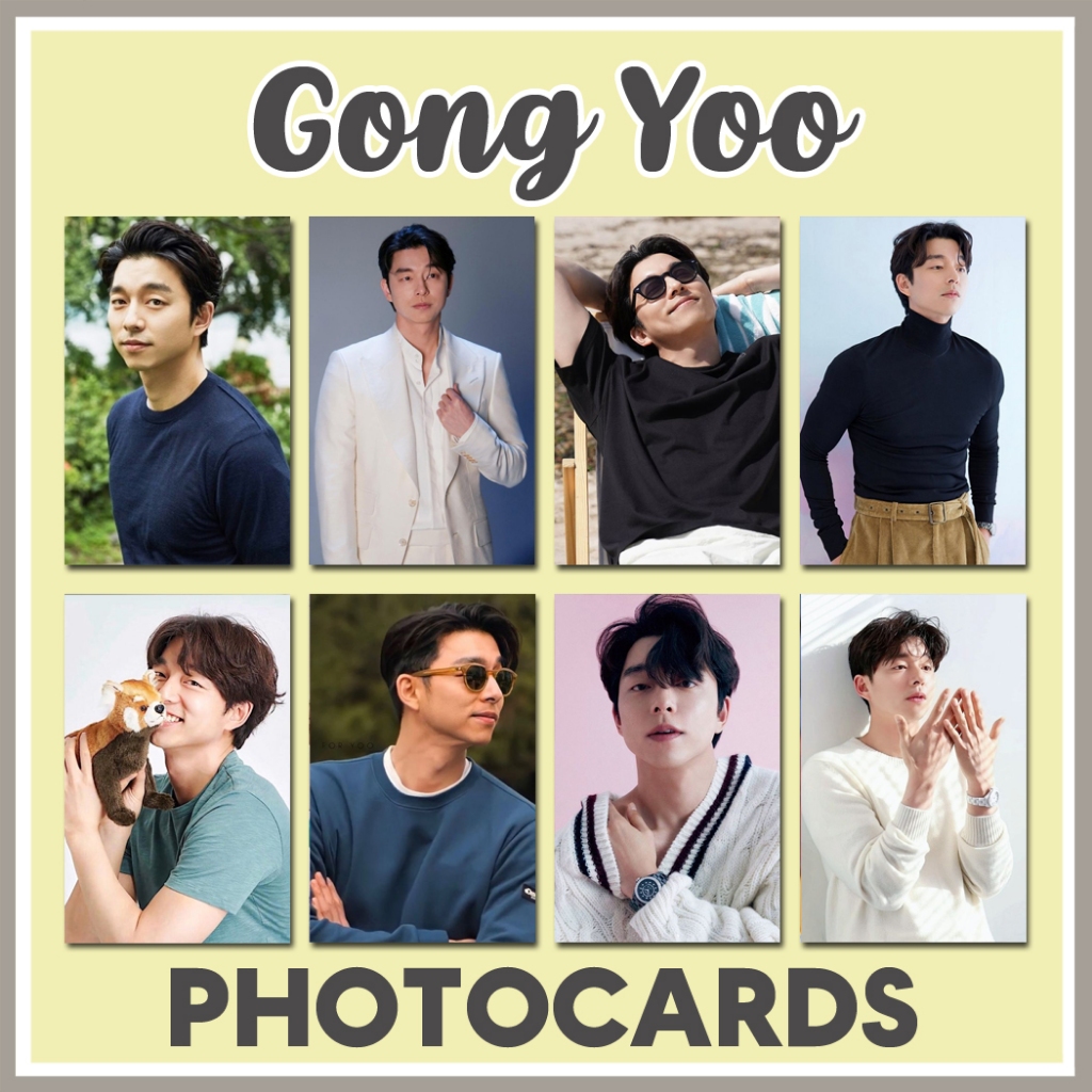 Gong Yoo Photocards (400 gsm) | Shopee Philippines