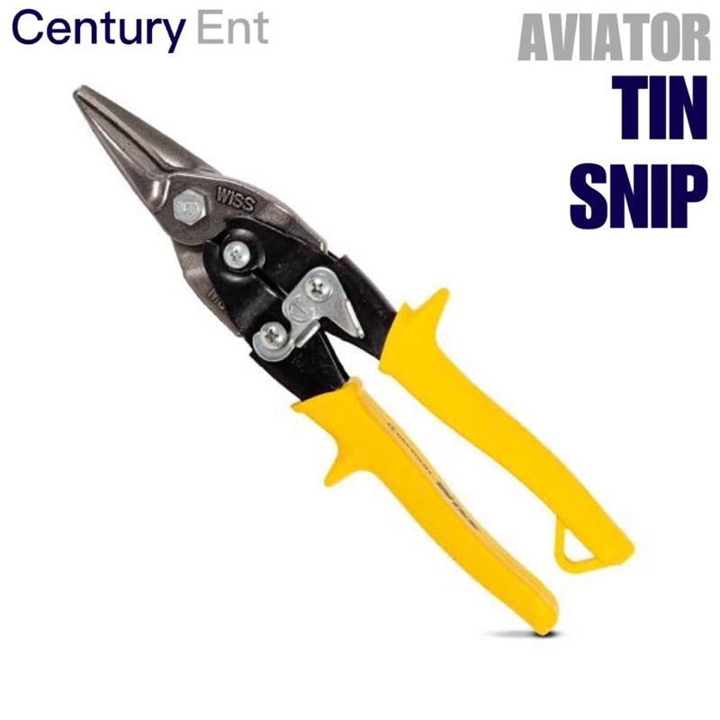 10” | Straight Aviator Tin Snip | Gunting Yero Wire with Spring ...