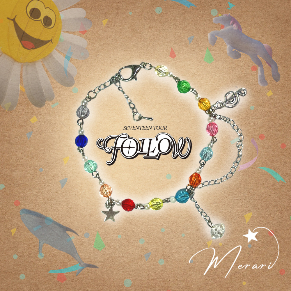 Seventeen Follow Tour Inspired Handmade Bracelets by Merari | Shopee ...