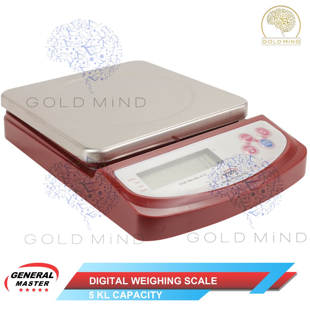 General Master Digital Weighing Scale 5KG | Shopee Philippines