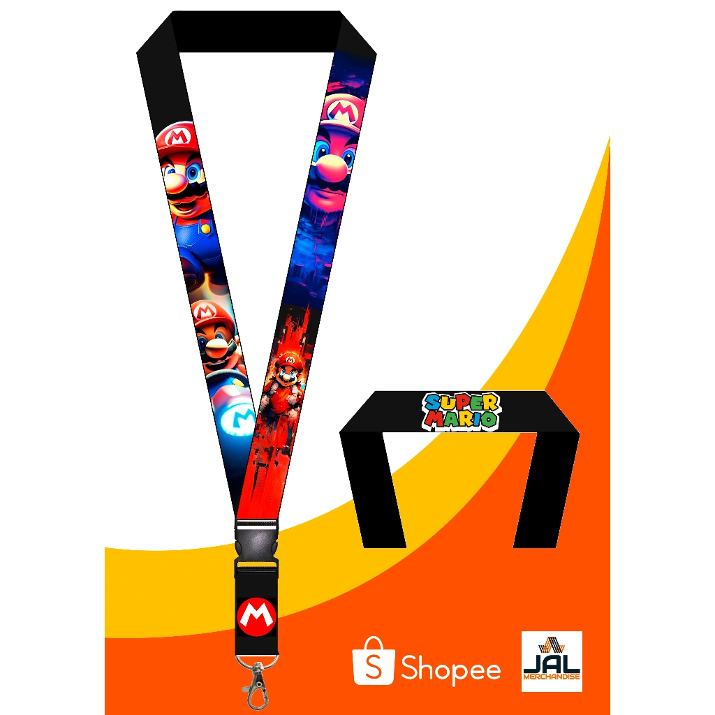 Super Mario ID lace / ID lanyard | Shopee Philippines