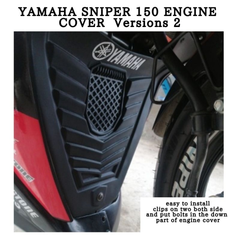 ENGINE COVER VERSION 2 COLORED for SNIPER 150 | Shopee Philippines
