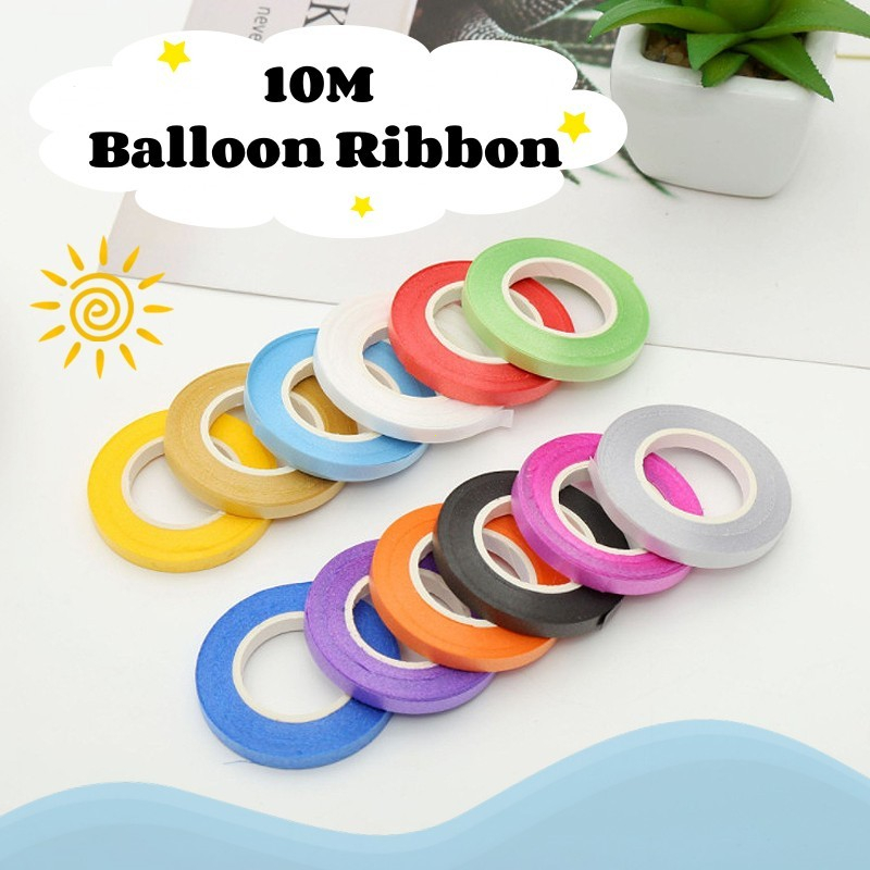 10 Meters Balloon Ribbon Party Decoration DIY Craft Balloon Gift ...