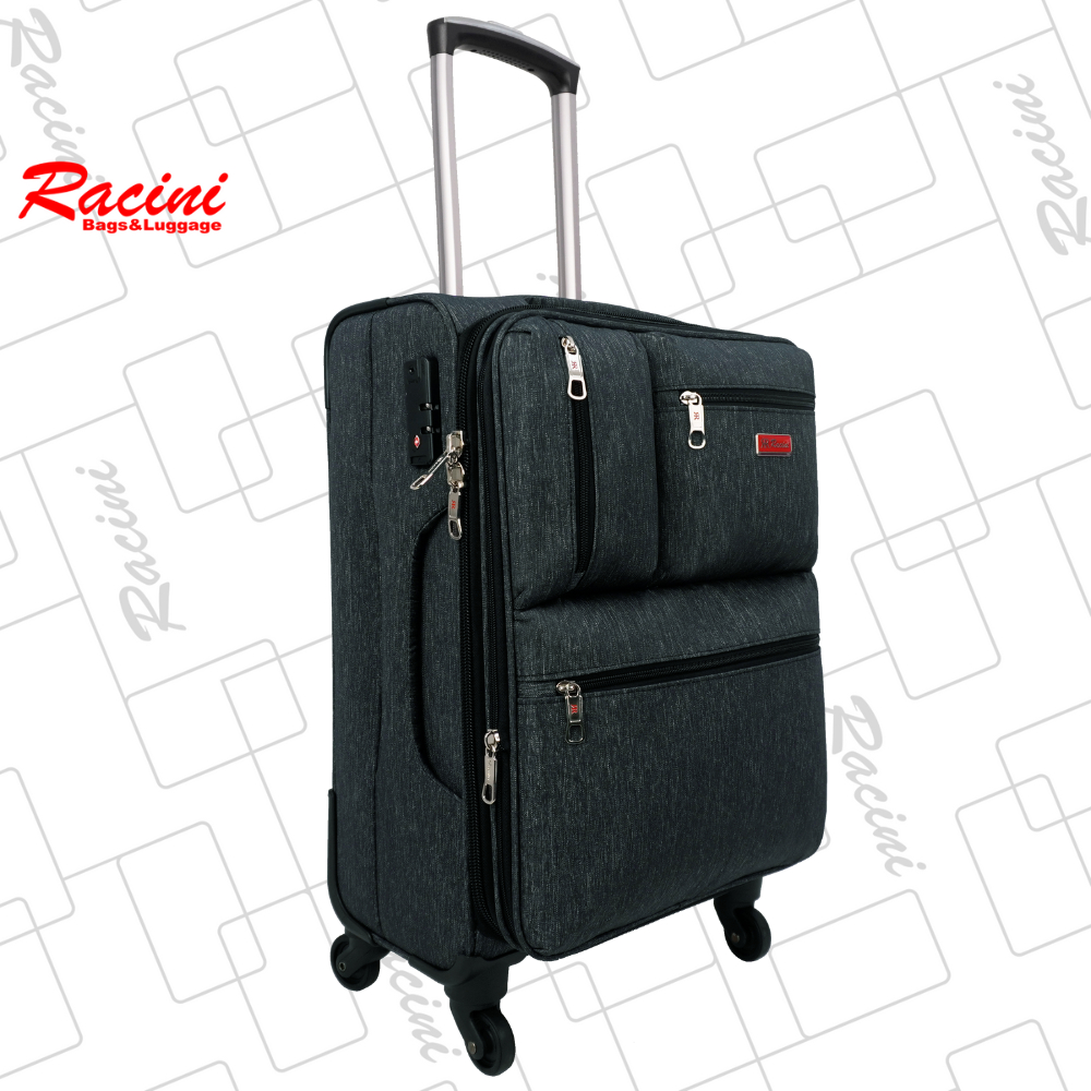 Racini Y-865 Softcase Expandable Luggage Anti-theft Zipper with TSA ...