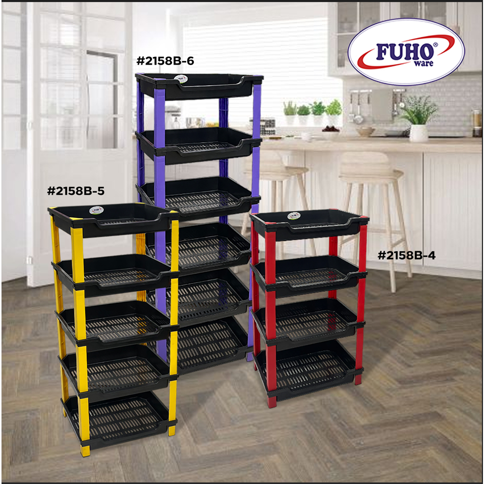 FUHO 4 Layers Multi-Purpose Rack - #2158B-4L, Multi-Purpose Plasticware ...