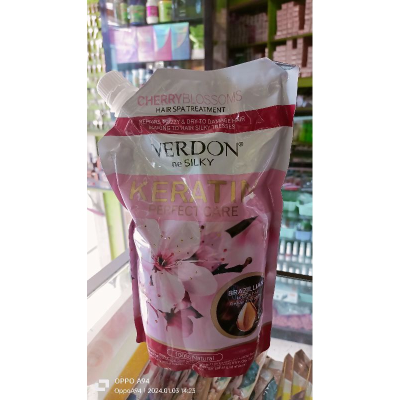 Verdon keratin cherry blossom 1000ml | Shopee Philippines
