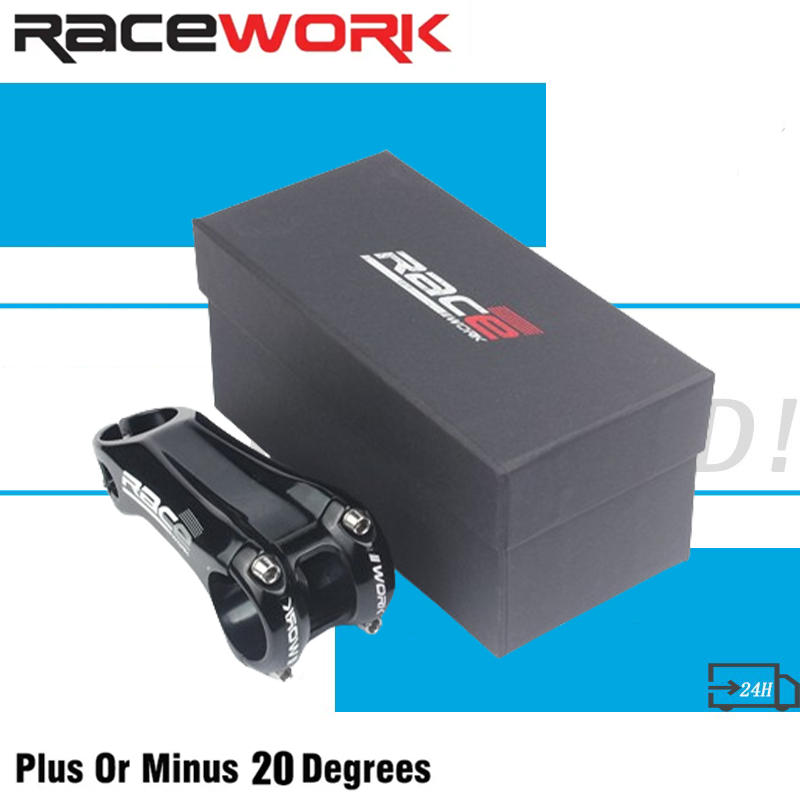 RACEWORK MTB Road Bike Stem 31.8*80/90/100mm Ultralight CNC Mountain ...