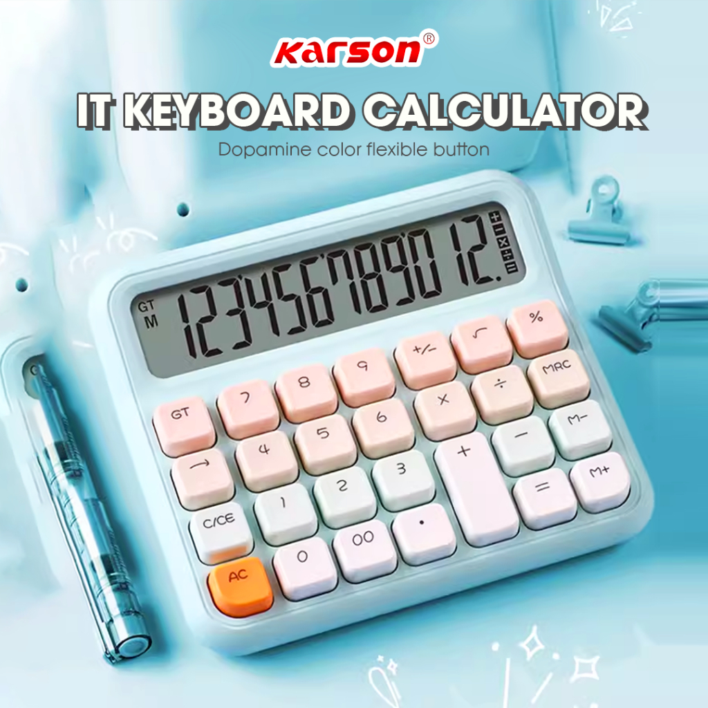 Candy Color Calculator Soft Keyboard Calculator Simple Portable Student ...