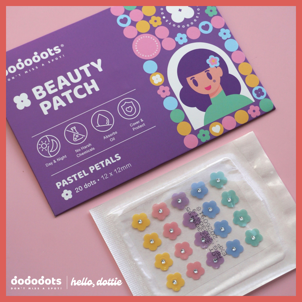 Dododots Beauty Patch | Pastel Petals | 20 DOTS | Pimple Patch Acne ...