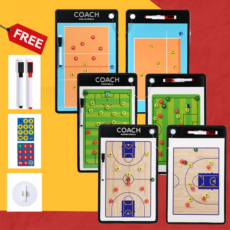 Magnetic Basketball Board for Coaching Board Basketball Volleyball ...