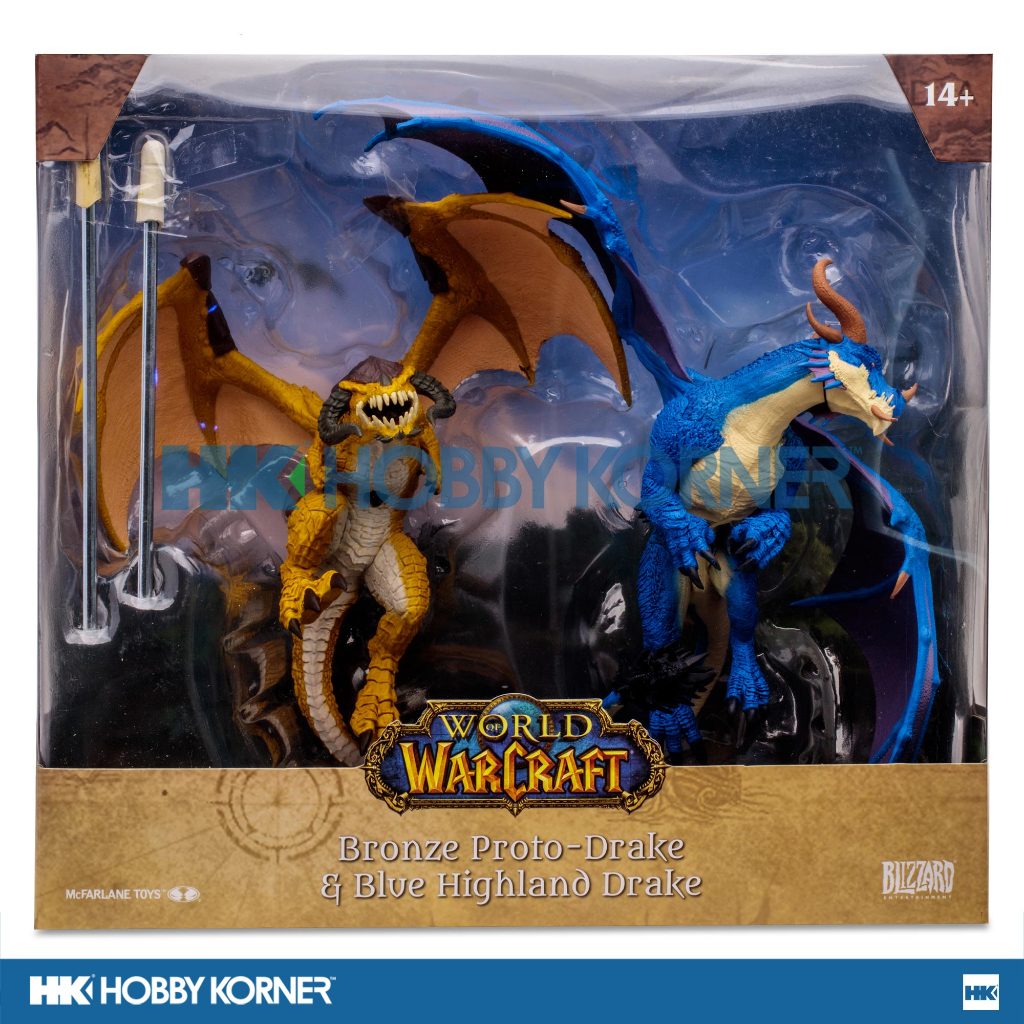 (IN STOCK) MCFARLANE TOYS MF16696 1/12 Scale WoW Blue Highland Drake ...