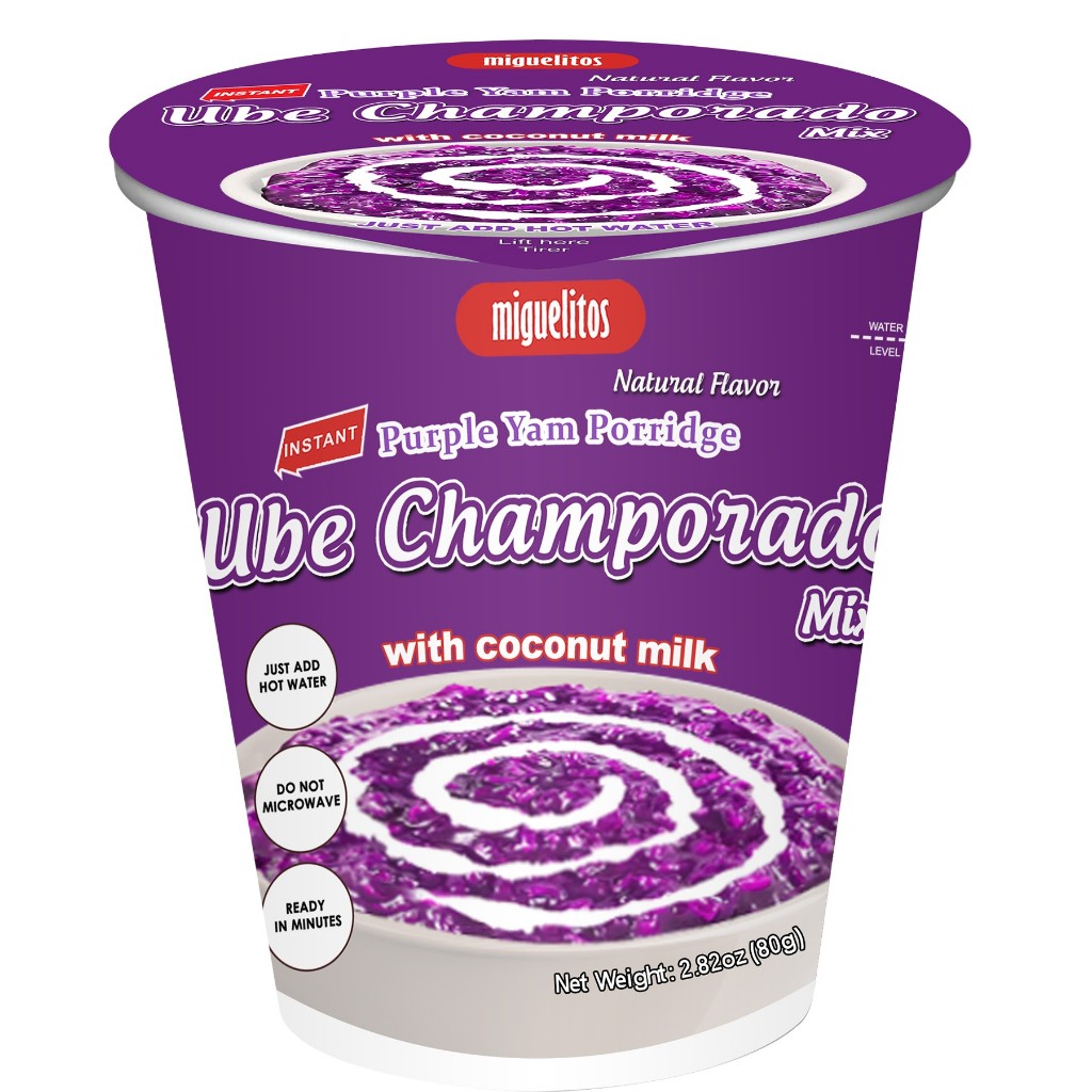 Ube Champorado Cups 80 grams | Shopee Philippines