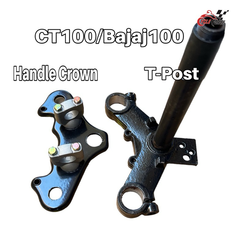 motorcycle handle crown or t post ct100 bajaj 100 butterfly | Shopee ...
