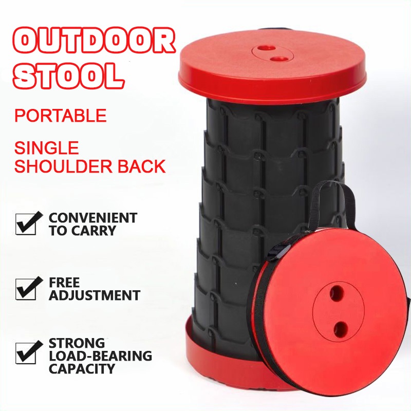 Retractable Folding Stool Camping Chair Outdoor Portable Chair Space ...