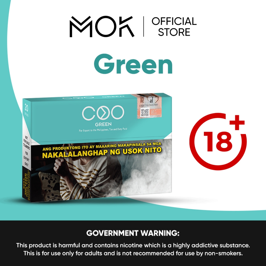 MOK COO Heat-not-Burn Sticks (Green) | Shopee Philippines