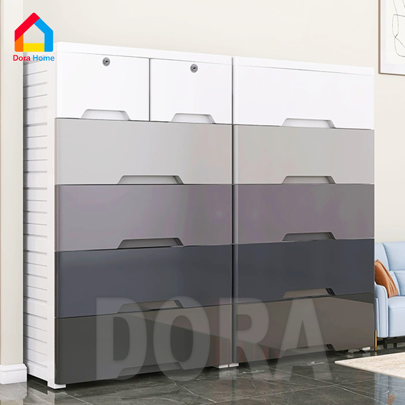 Durable Drawer Cabinet Clothes Organizer 36CM Space Saving Storage Box ...