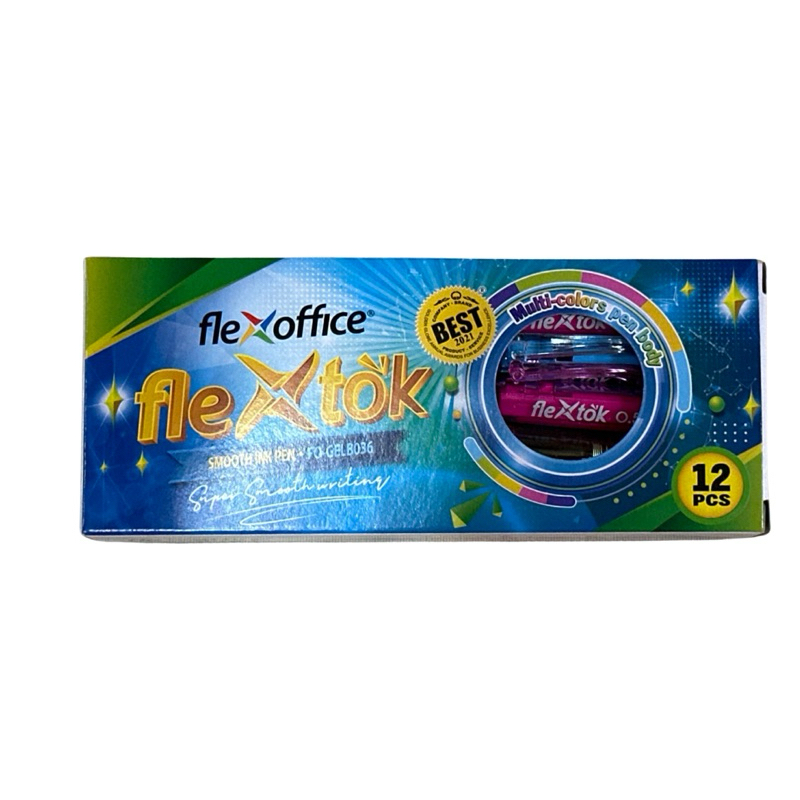 Flex Tok Multi Colored Pen Body (BLACK INK) 0.5mm | Shopee Philippines