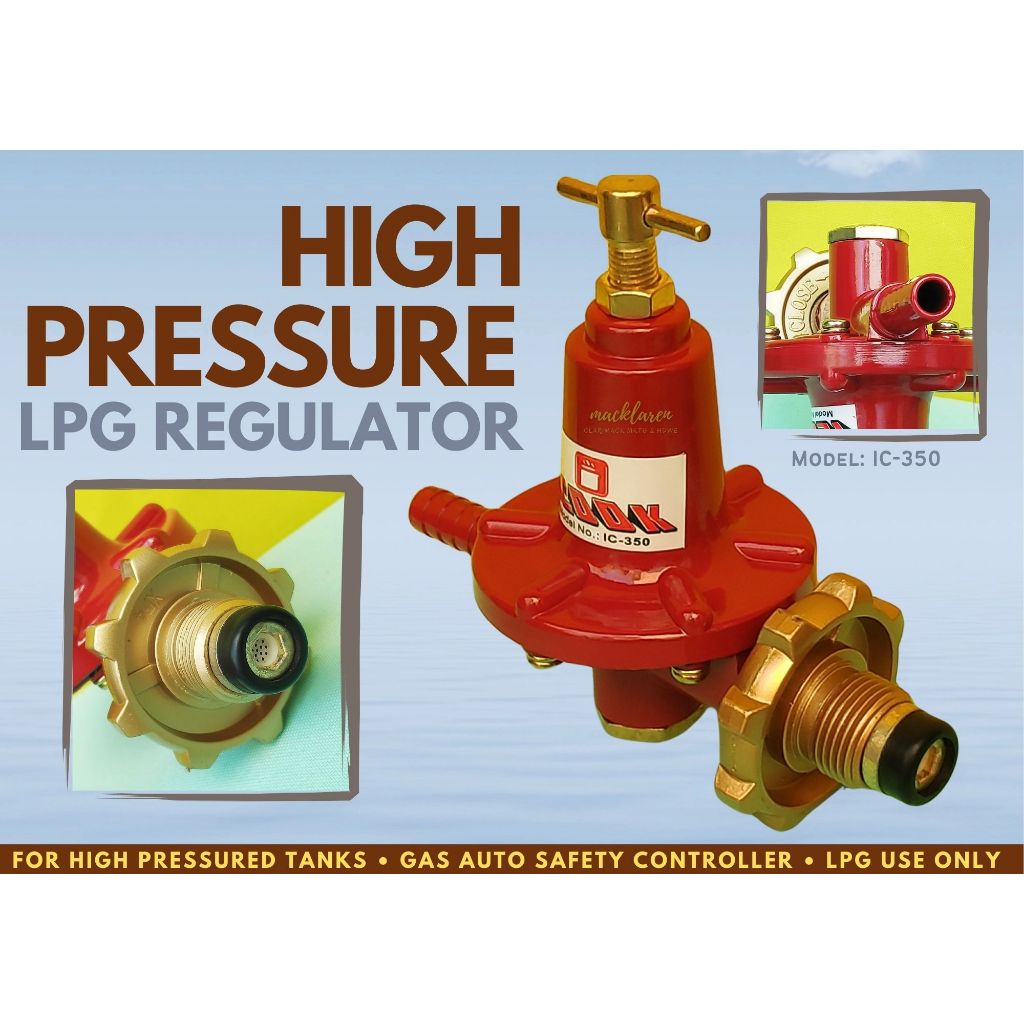 High Pressure Hi-Pressure LPG Regulator For High Pressured Tanks ...