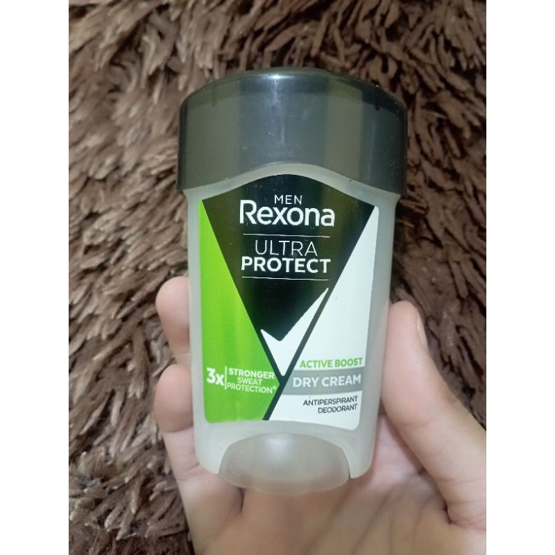 Rexona Men Ultra Protect Active Boost Dry Cream Deo Stick 48G | Shopee ...