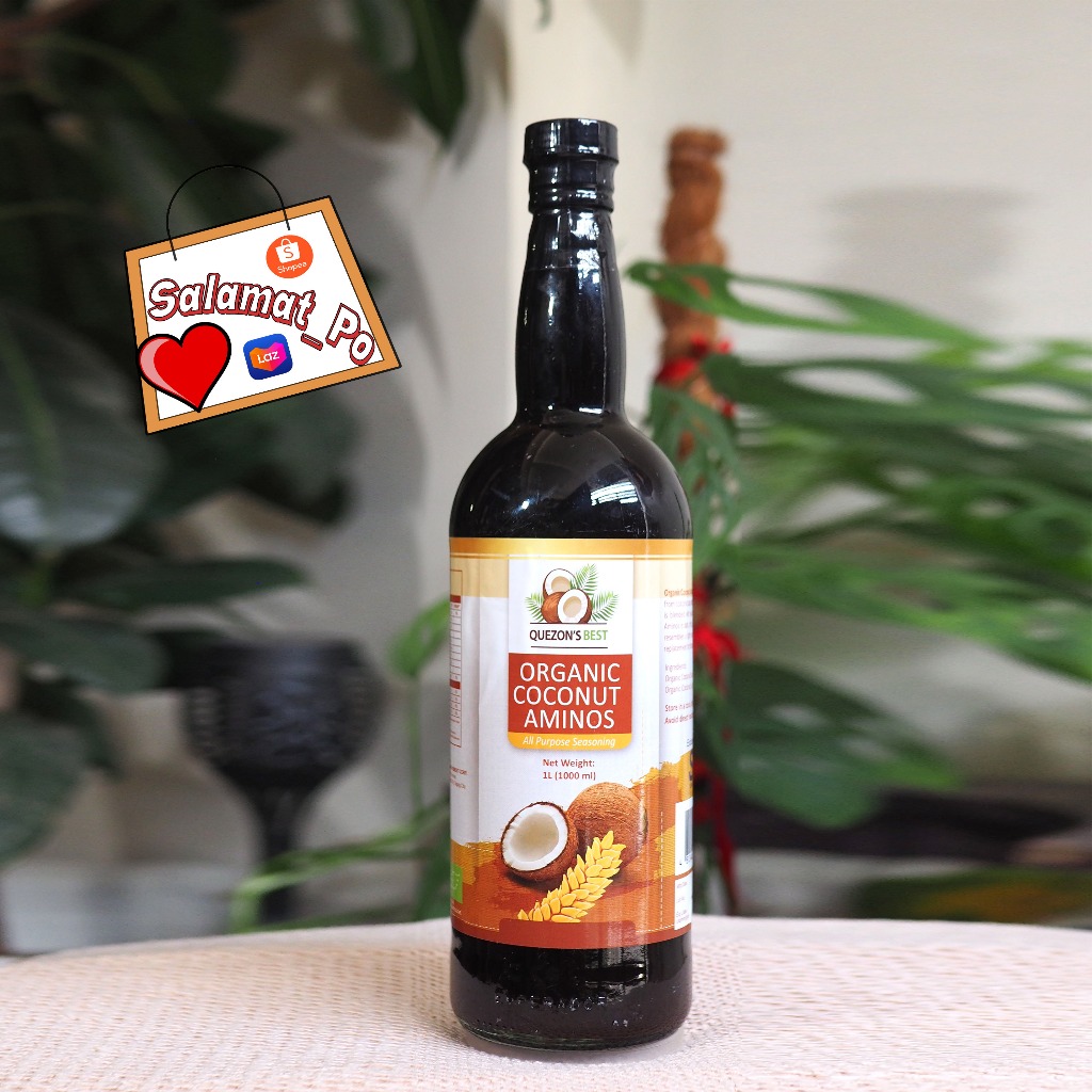 Quezon"s Best Organic Coconut Aminos 1L | Shopee Philippines