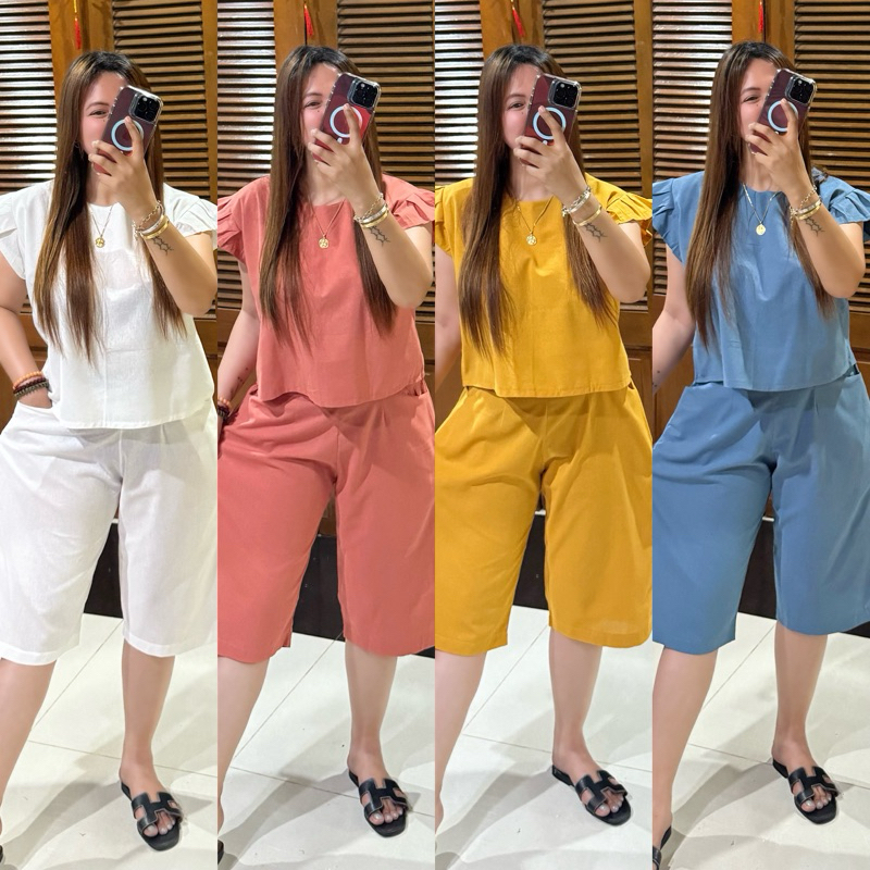 CARA SET/ TOKONG TERNO/RUFFLESSLEEVE | Shopee Philippines