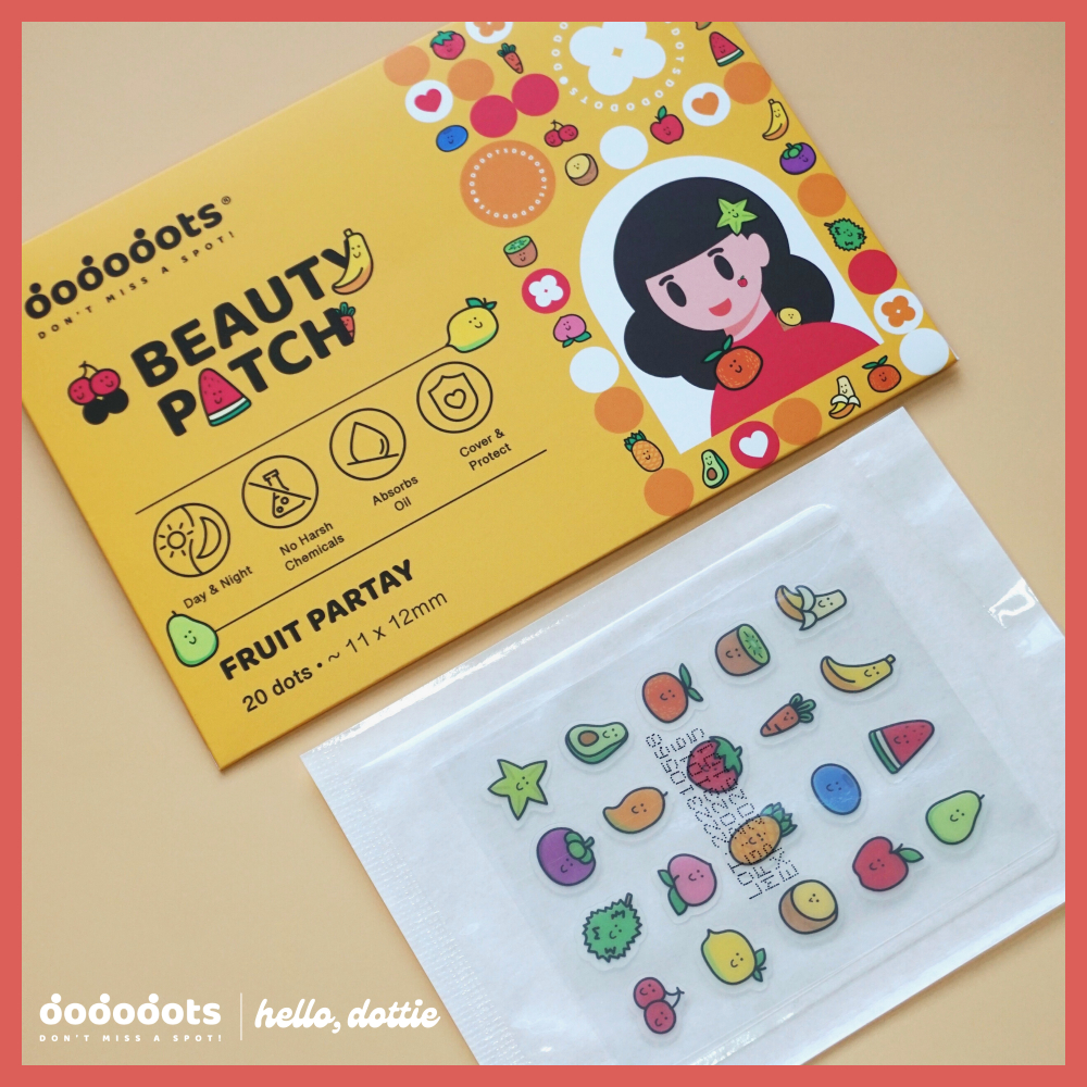 Dododots Beauty Patch | Fruit Partay | 20 DOTS | Cute Design Acne Patch ...
