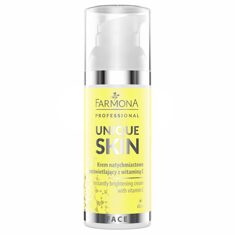 UNIQUE SKIN Instantly brightening cream with vitamin C 50 ml | Shopee ...
