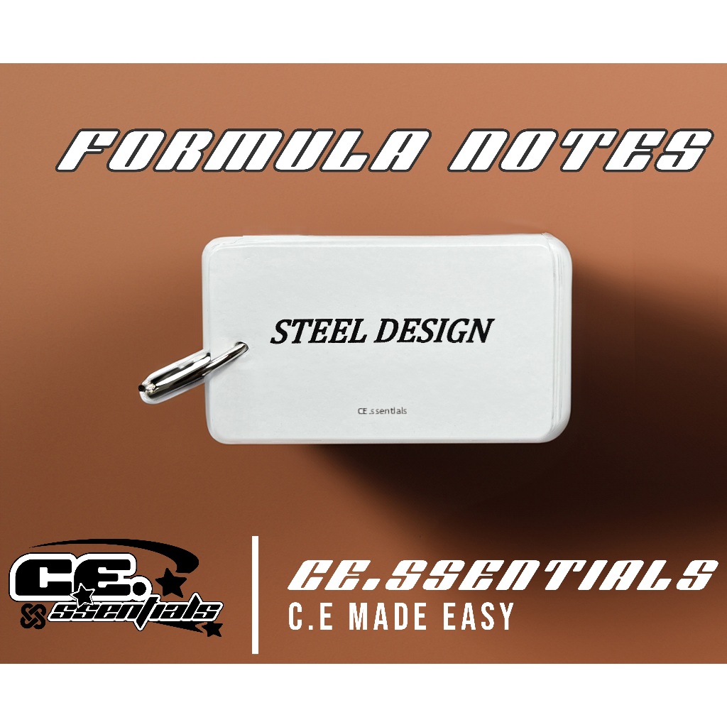 STEEL DESIGN&EARTHQUAKE ENGINEERING- CIVIL ENGINEERING FORMULA CE ...