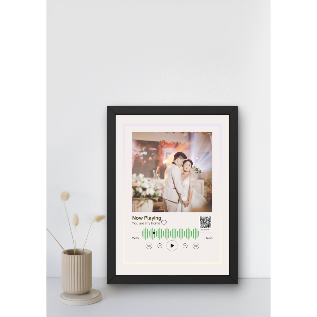 SPOTIFY Frame Personalized Gift Ideas| Customized | Scan QR and Play your Favorite Songs ...