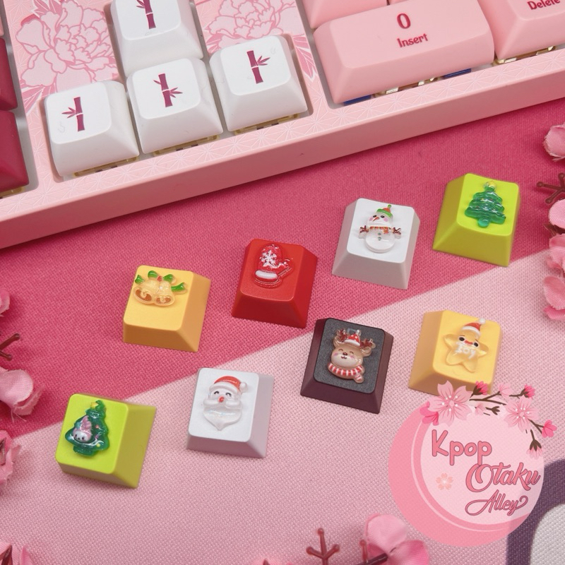Mini Christmas Ornament Glossy Artisan Keycaps | Kpop Otaku Alley ...