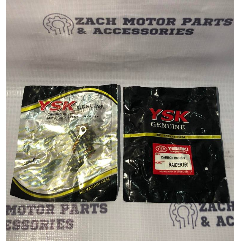 CARBON BRUSH RAIDER150 YSK BRAND | Shopee Philippines