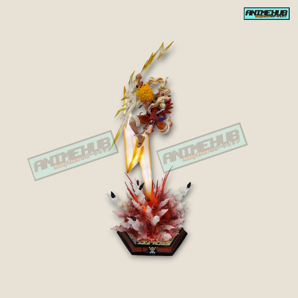 GK MJS Knock Off One Piece Luffy Gear 5 Red w/LED | Shopee Philippines