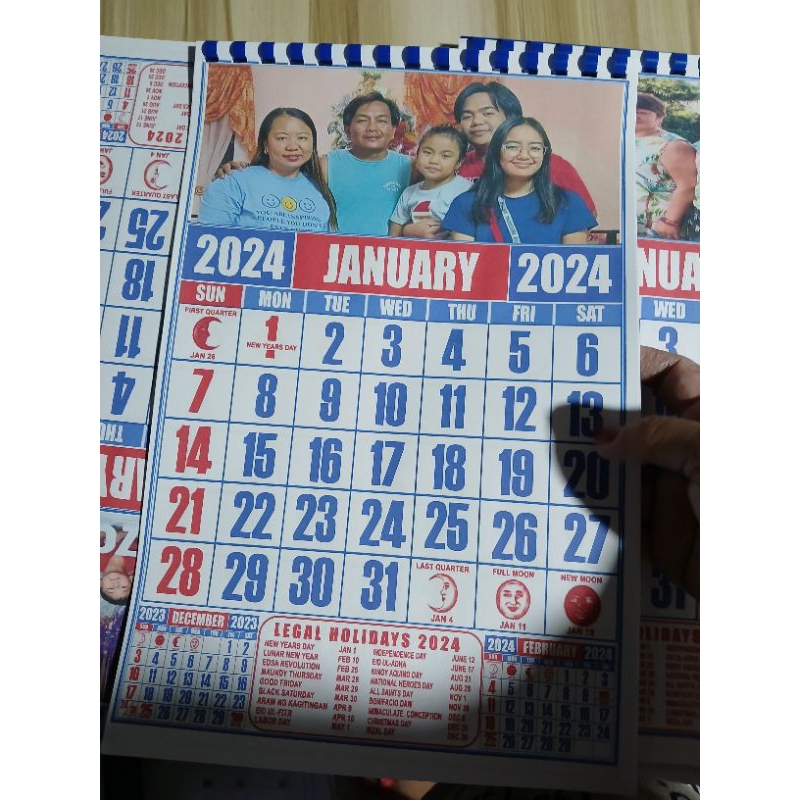 CALENDARS 2025 12 PAGES 8x13 (long) | Shopee Philippines