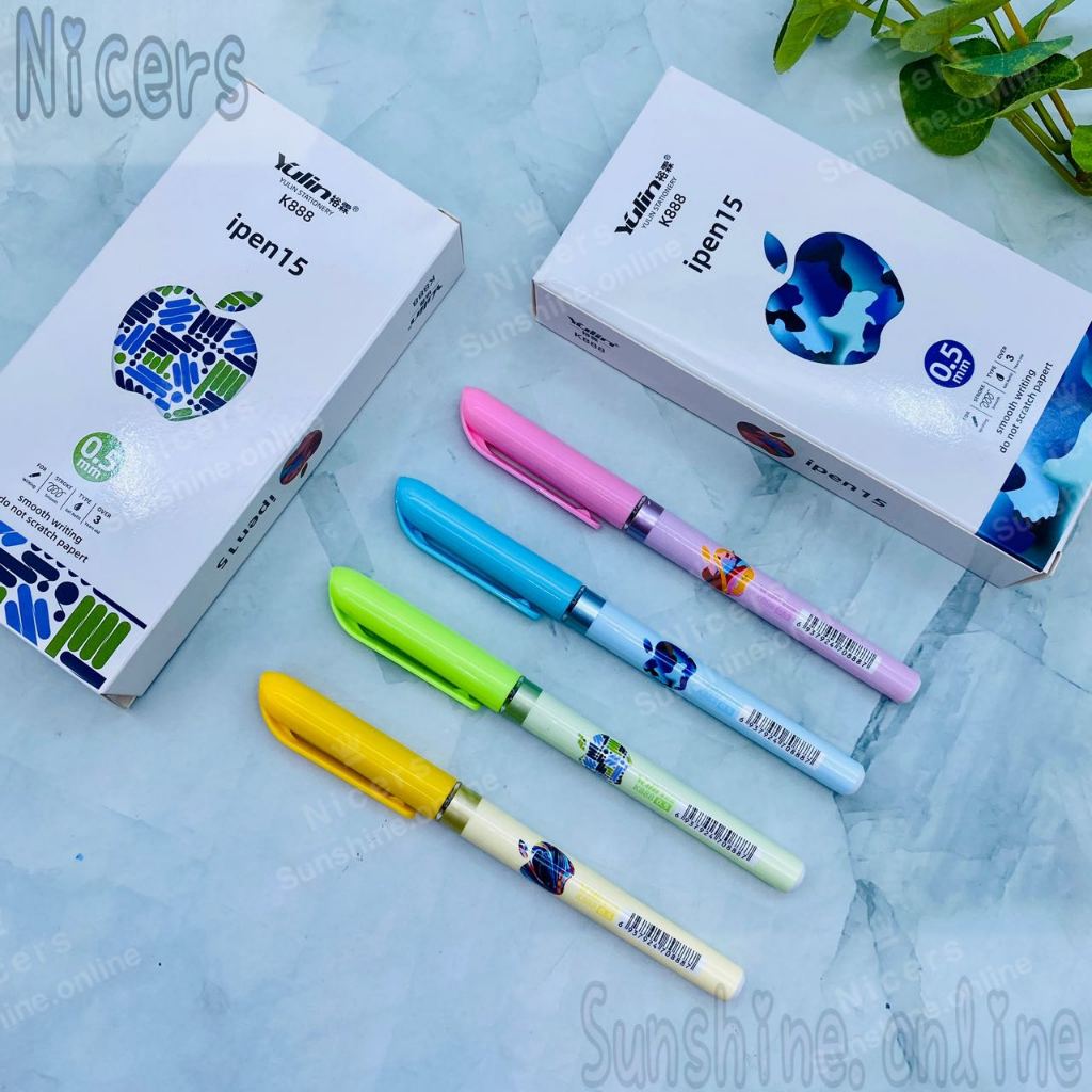 12pcs K-888 IPen 15 gel pen sign pen 0.5mm | Shopee Philippines