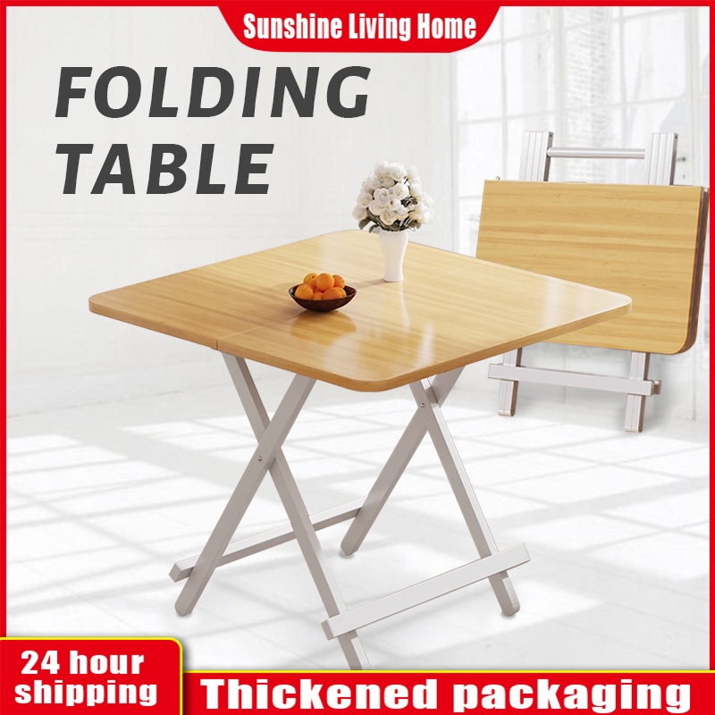 Nordic Folding Table Living Room Dining Table Outdoor Portable Dining ...