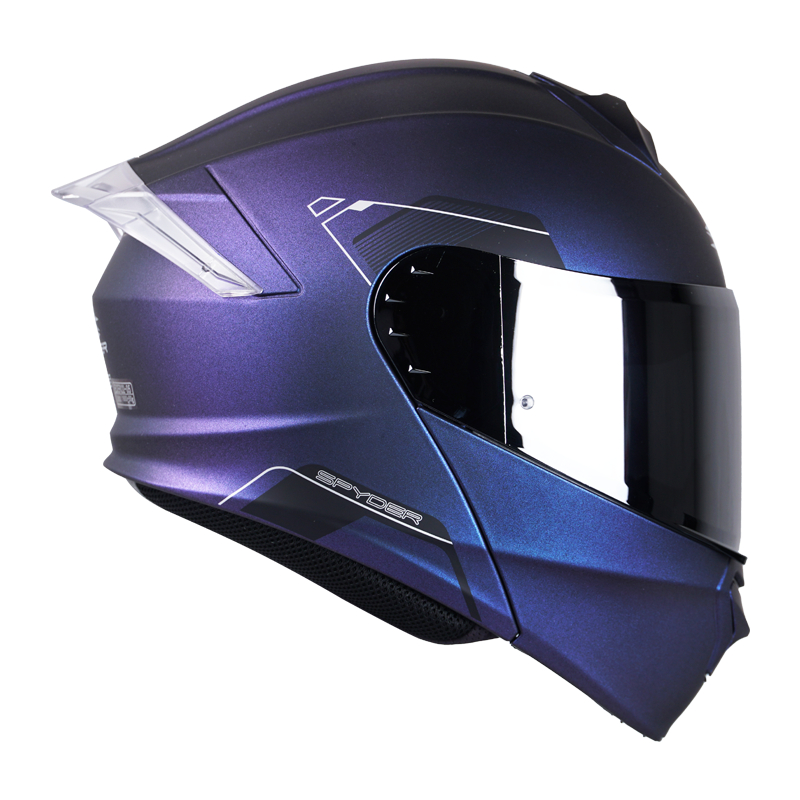 Spyder FORCE+ PD S0 V2 Modular Dual Visor Motorcycle Helmet | ECE ...