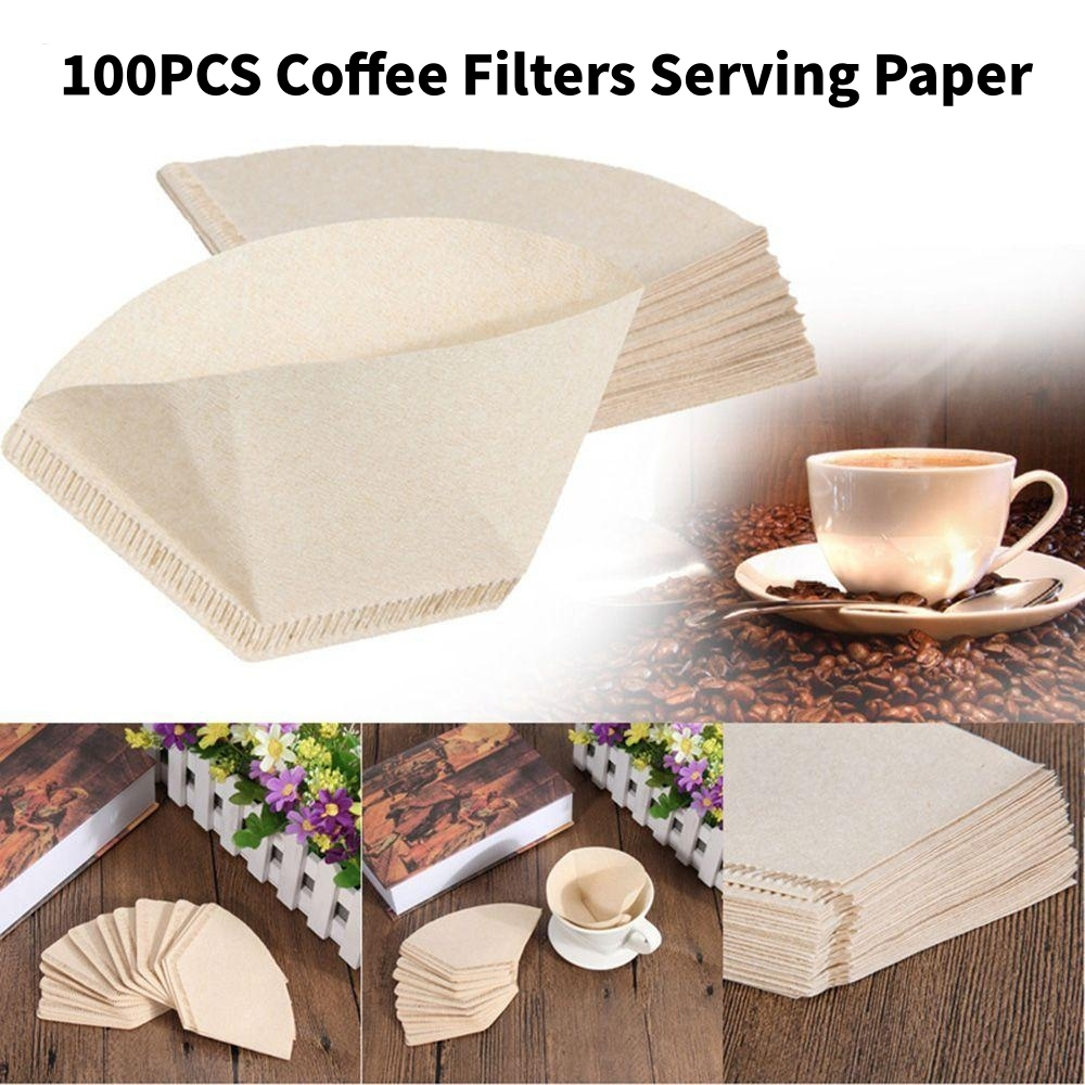 Coffee Paper Filter Hand-Poured Drip Paper Filter New Coffee Tea ...