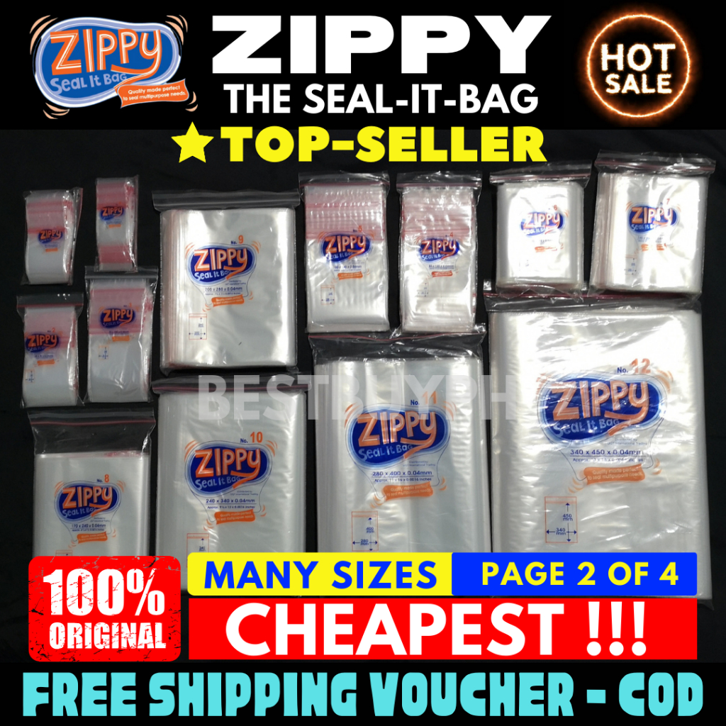 MegaDiscount] 100pcs Zippy Seal-It-Bag - Many Sizes [PAGE 2of4 ...