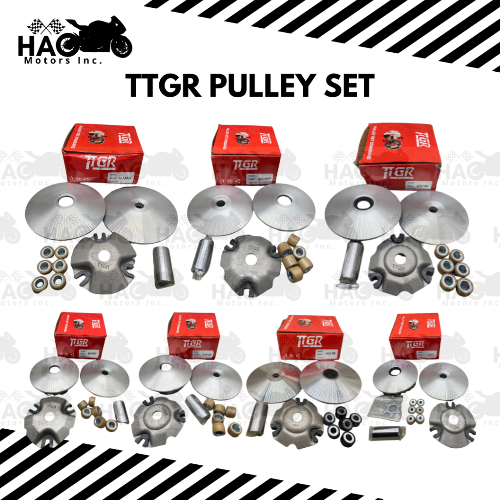 TTGR PULLEY SET MIO/M3/NMAX/CLICK/ADV/PCX/BEAT FI Motor Parts | Shopee ...