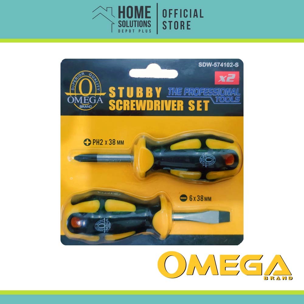 OMEGA SCREWDRIVER SET #SDW-574102S (2pcs) STUBBY | Shopee Philippines