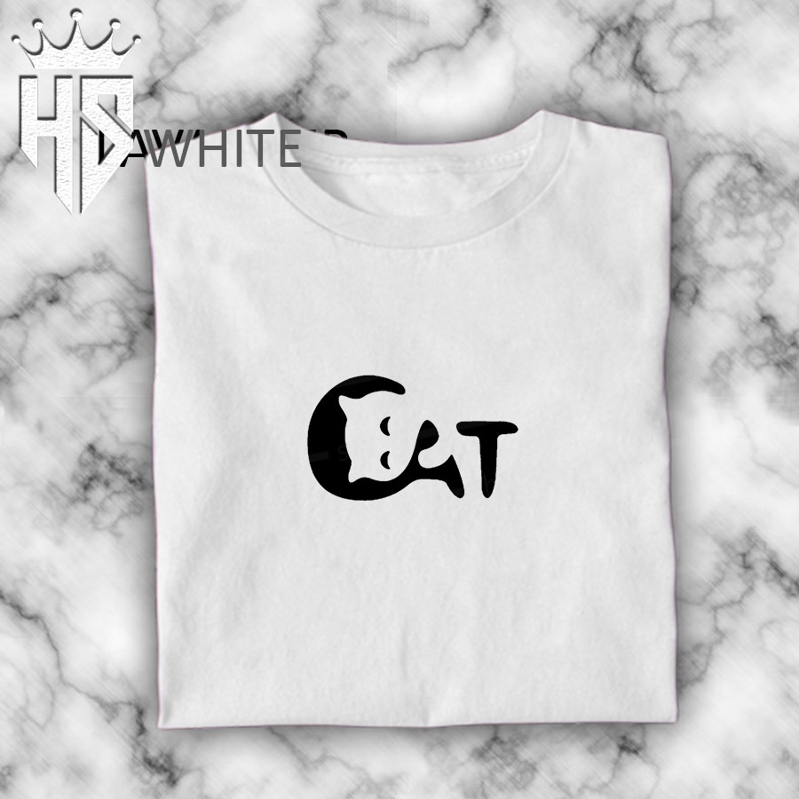 CAT STATEMENT SIMPLE PRINT AND DESIGN TSHIRT | Shopee Philippines