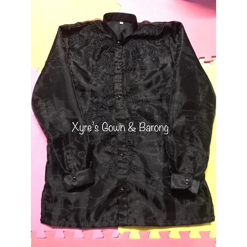 Premium Burda Barong Tagalog with Lining/ Piña Organza/ Not Shiny ...