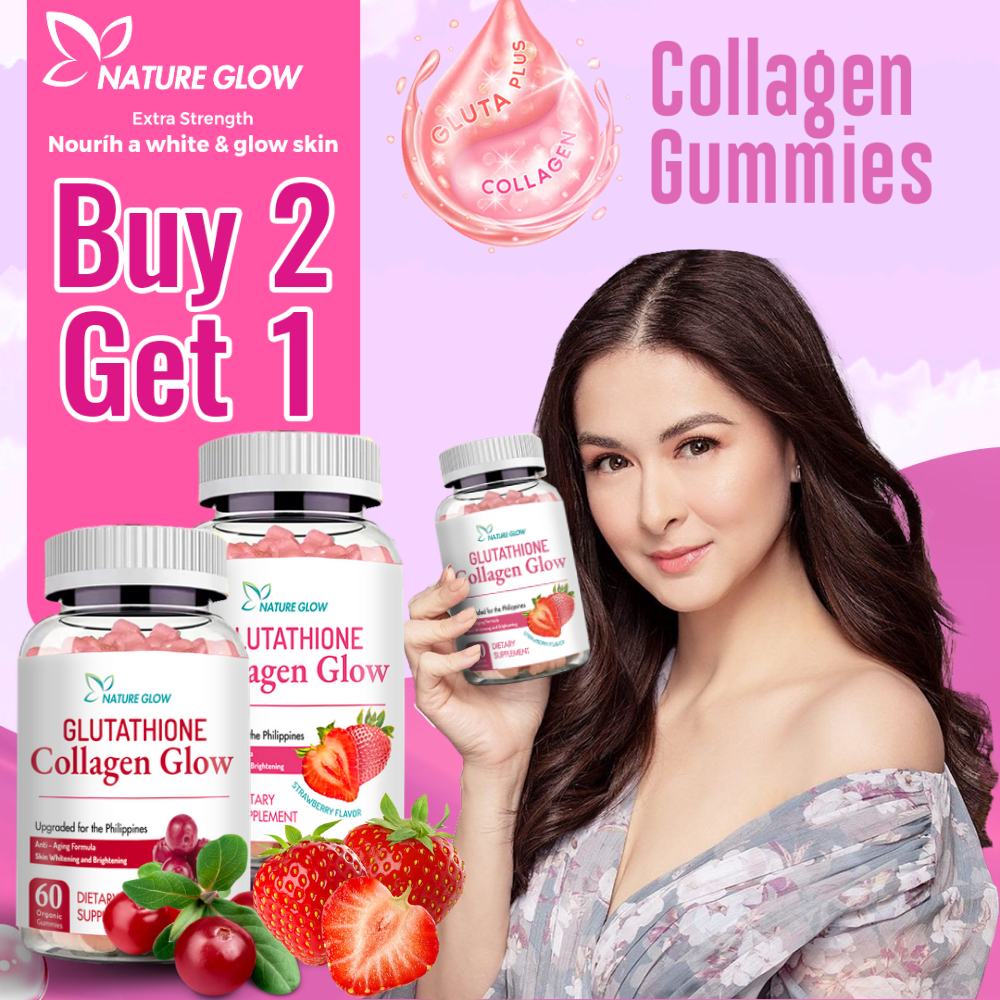[Nature Glow] Glutathione Collagen Glow Gummies Original Anti-Aging ...
