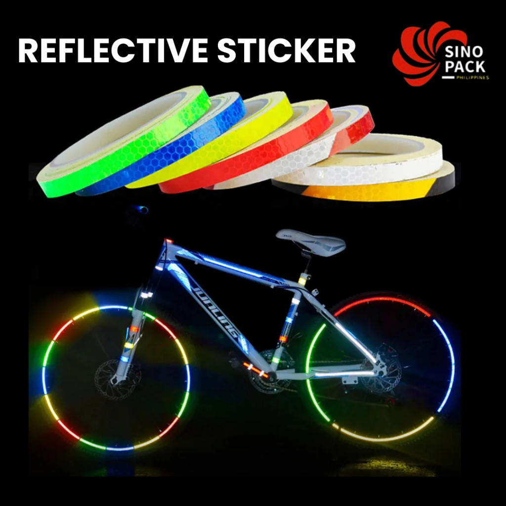 Fashion Bike Reflective Stickers Waterproof Cycling Accessories Wheel ...