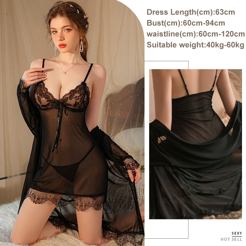Nighties Sleepwear Lingerie Set Lingerie Sexy Sleepwear Womens Lace Sex Nighties Dress For Sex
