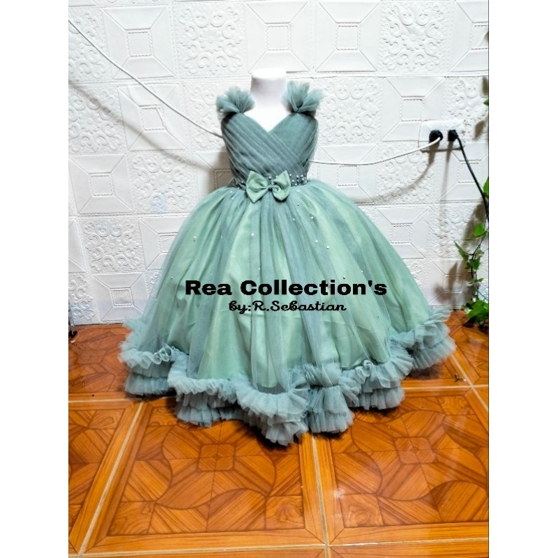 FLOWERGIRLS GOWNS TULLE RAFFLES | Shopee Philippines