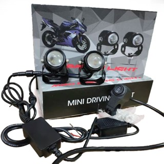 Mini Driving Lights Full Set V2 White+Yellow Pair of Universal High ...